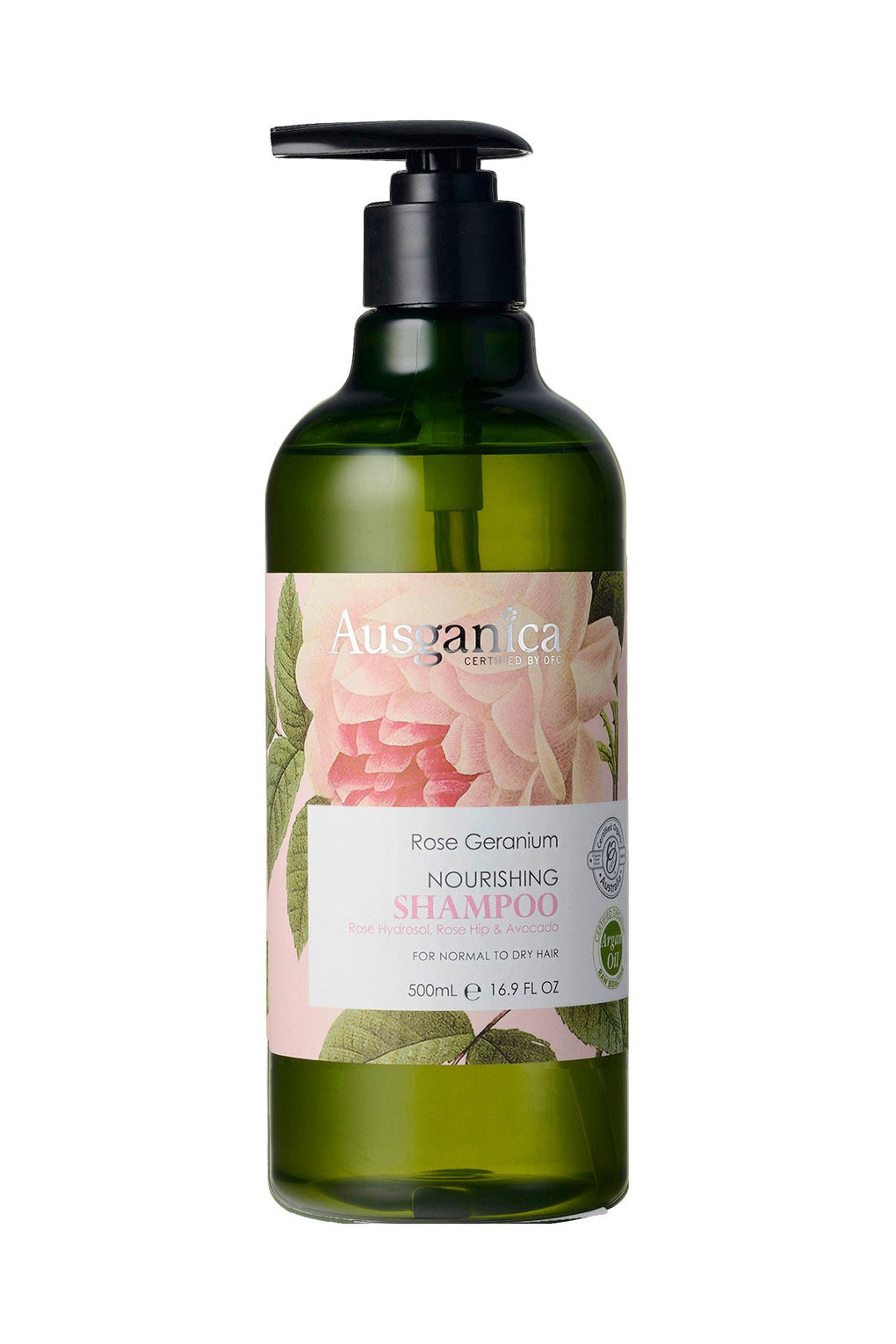 Rose Geranium Nourishing Shampoo 500ml – Ausganica